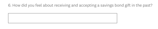 TreasuryDirect is sending out a survey on the savings bond gift-box ...